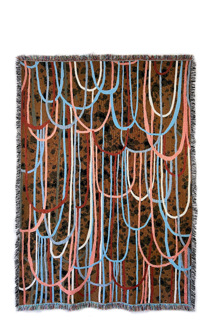 Silly String Gold Blanket – Trish Andersen Studio